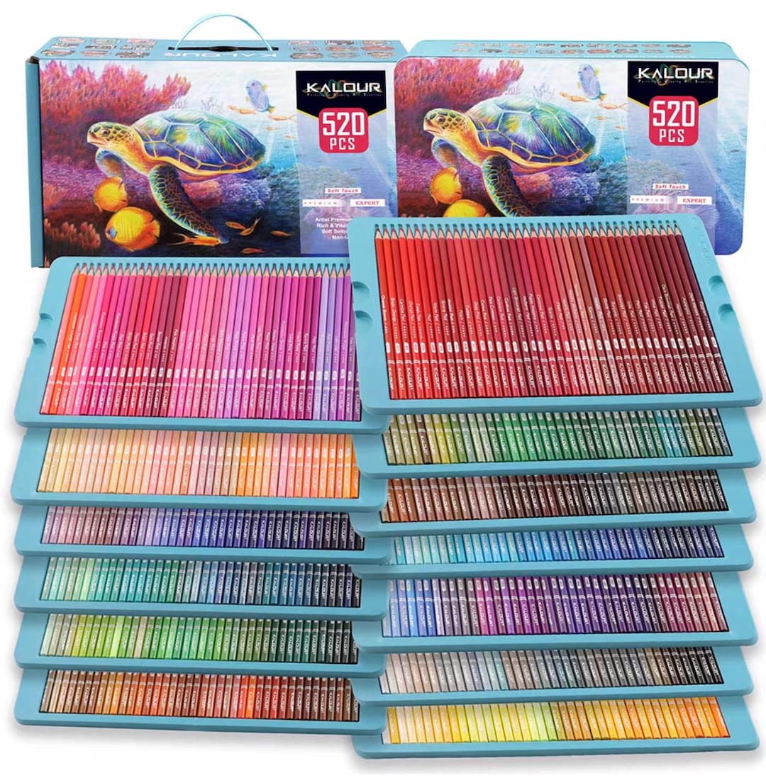 Kalour Premium Colored Pencil, 520pcs - Etsy
