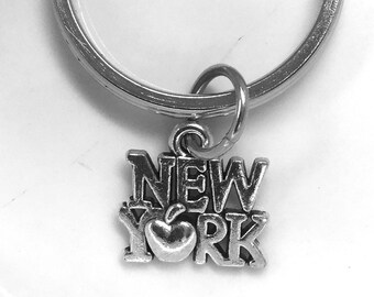 I Love New York Keychain - Etsy