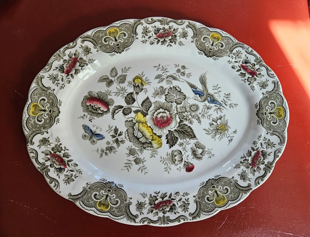 Ridgway windsor Pattern Vintage Serving Platter - Etsy