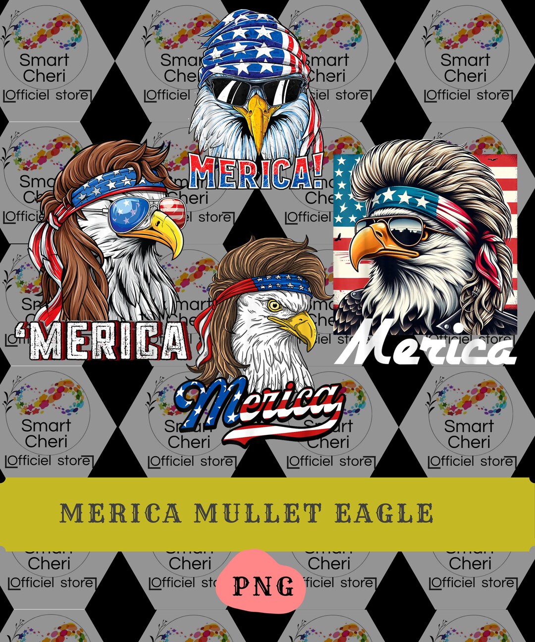 Merica Mullet Eagle Png, American Flag Shirt, American Flag PNG - Etsy