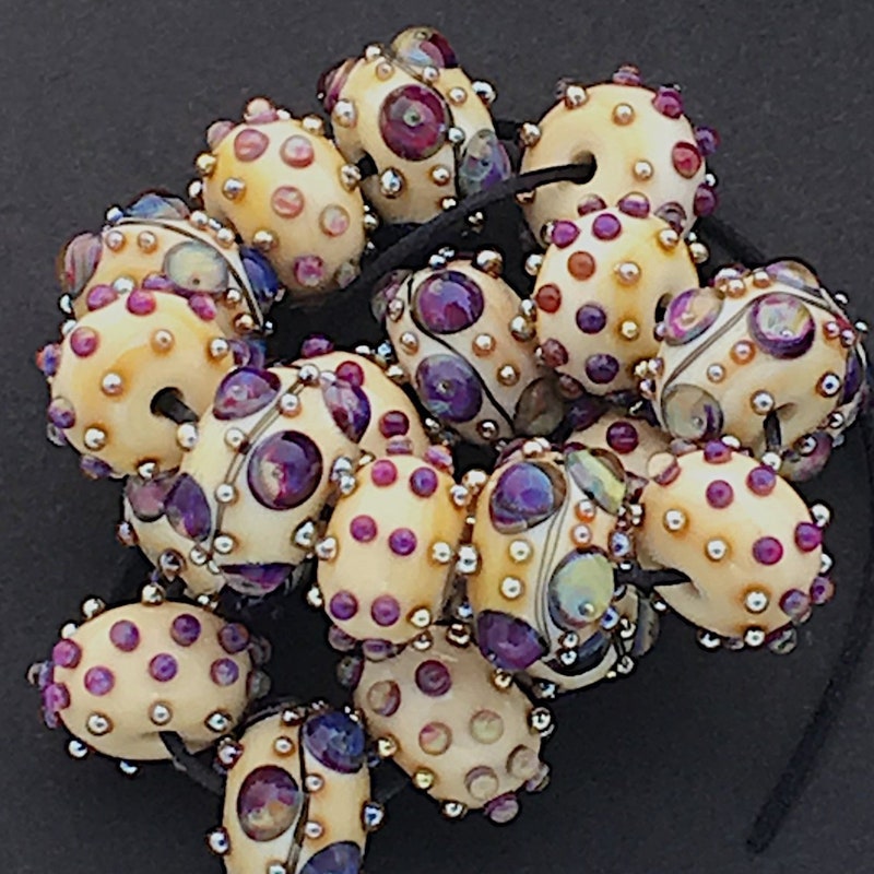 Handmade Glass Beads - Etsy