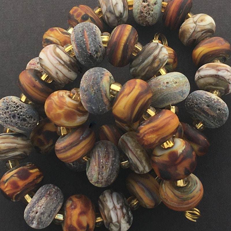 Lampwork Bead Necklace - Etsy