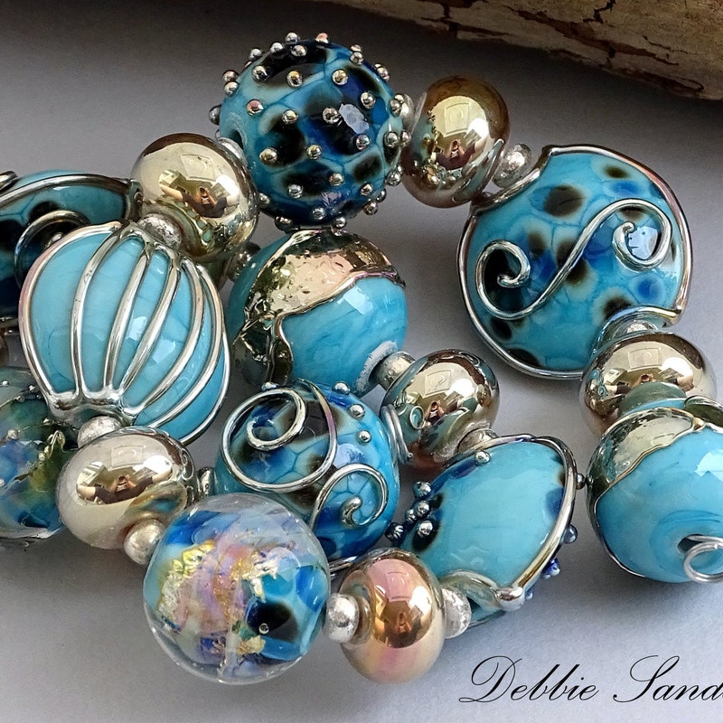Lampwork Bead Necklace - Etsy