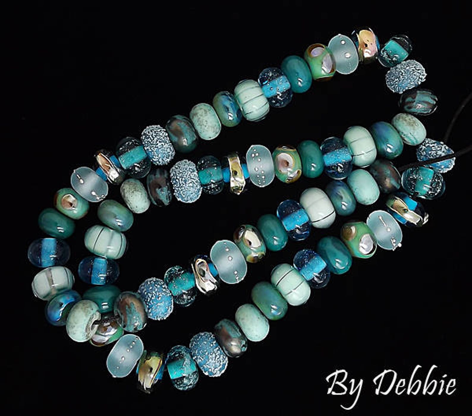 Small Lampwork Beads for Jewelry Making, Glass Beads for Statement ...
