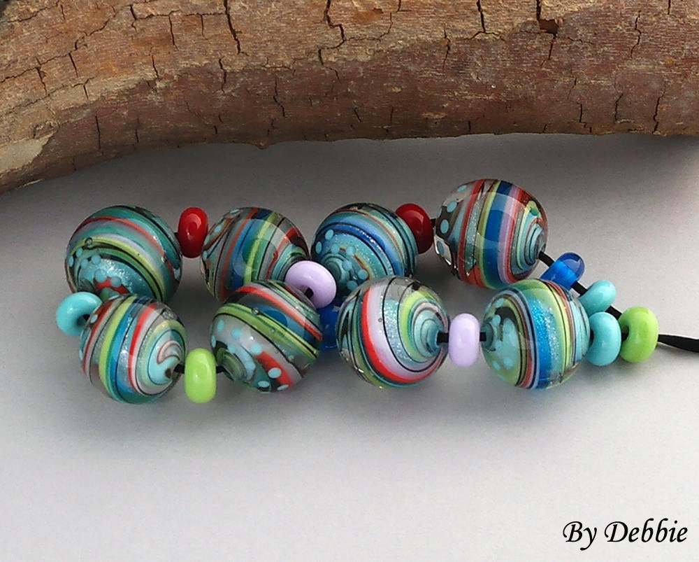 Marble Lampwork Beads For Jewelry Supplies Glass Beads For Jewelry Sets ...