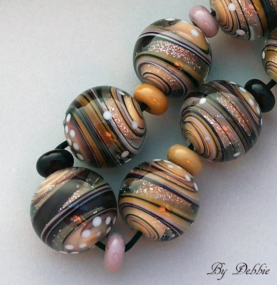 Handmade Lampwork Beads,Lampwork Handmade Beads,Round Beads,Debbie ...