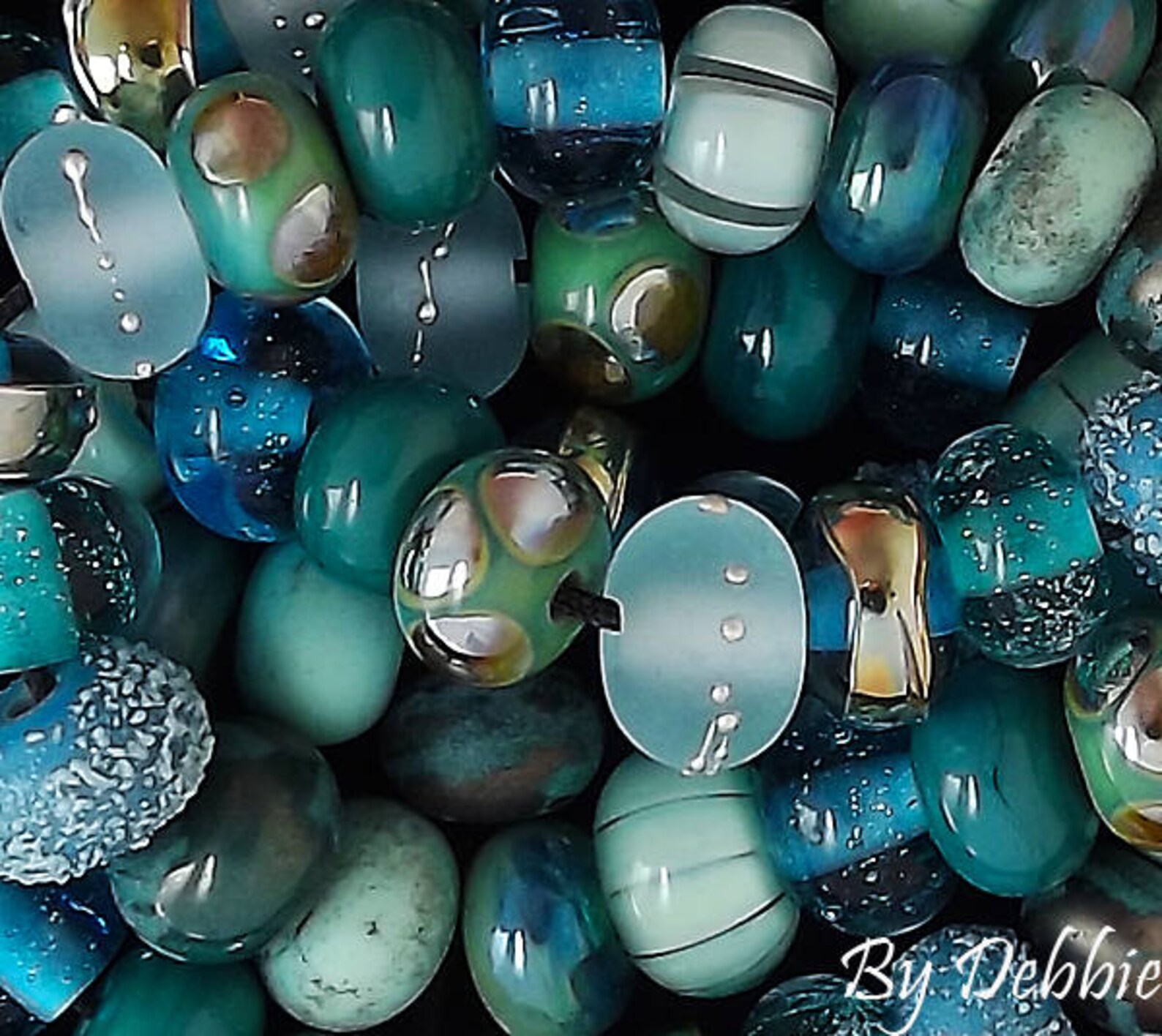 Small Lampwork Beads for Jewelry Making, Glass Beads for Statement ...