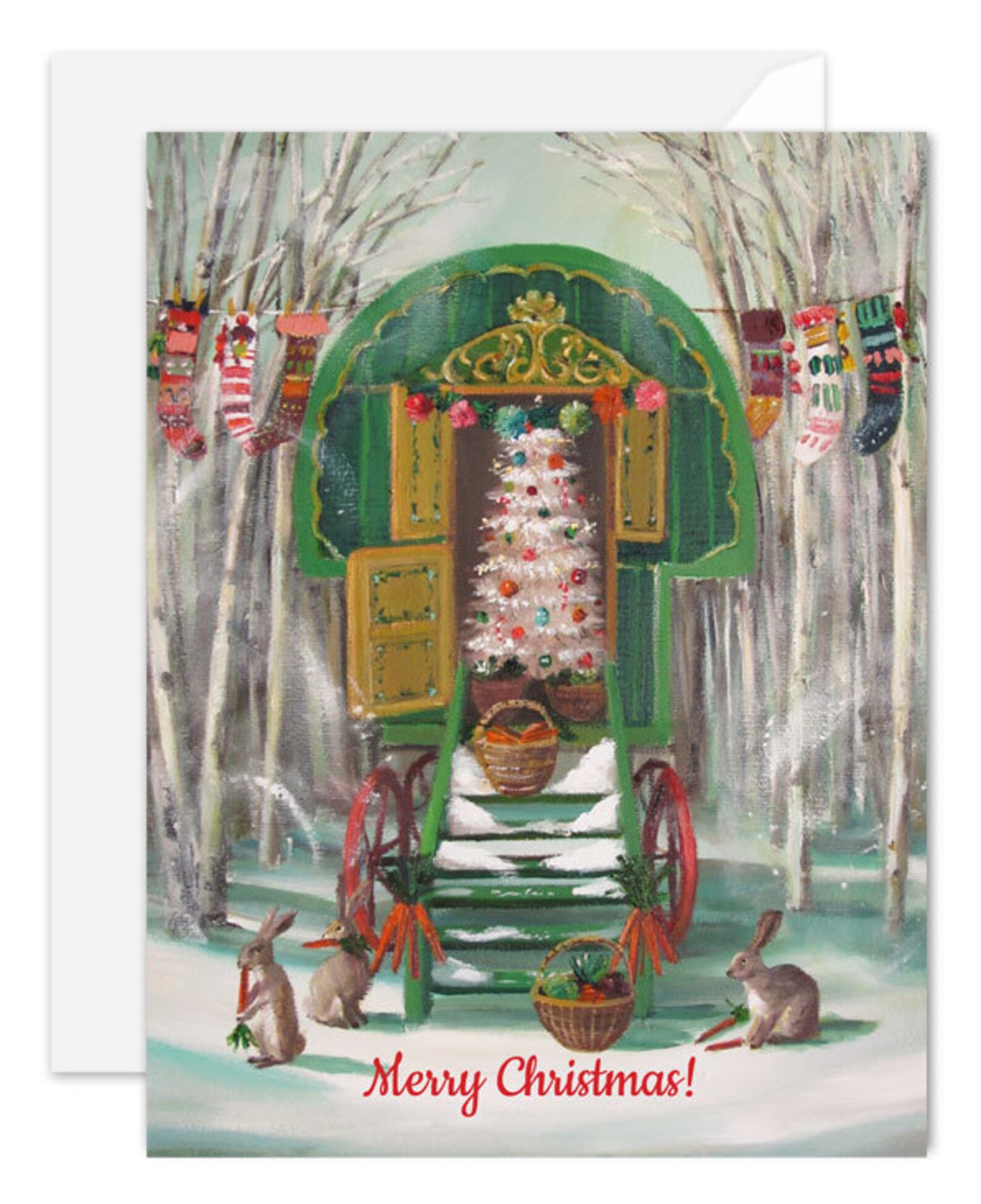 Christmas Caravan. BOX SET of 8 Cards. One Design. SKU JH1174 | Etsy