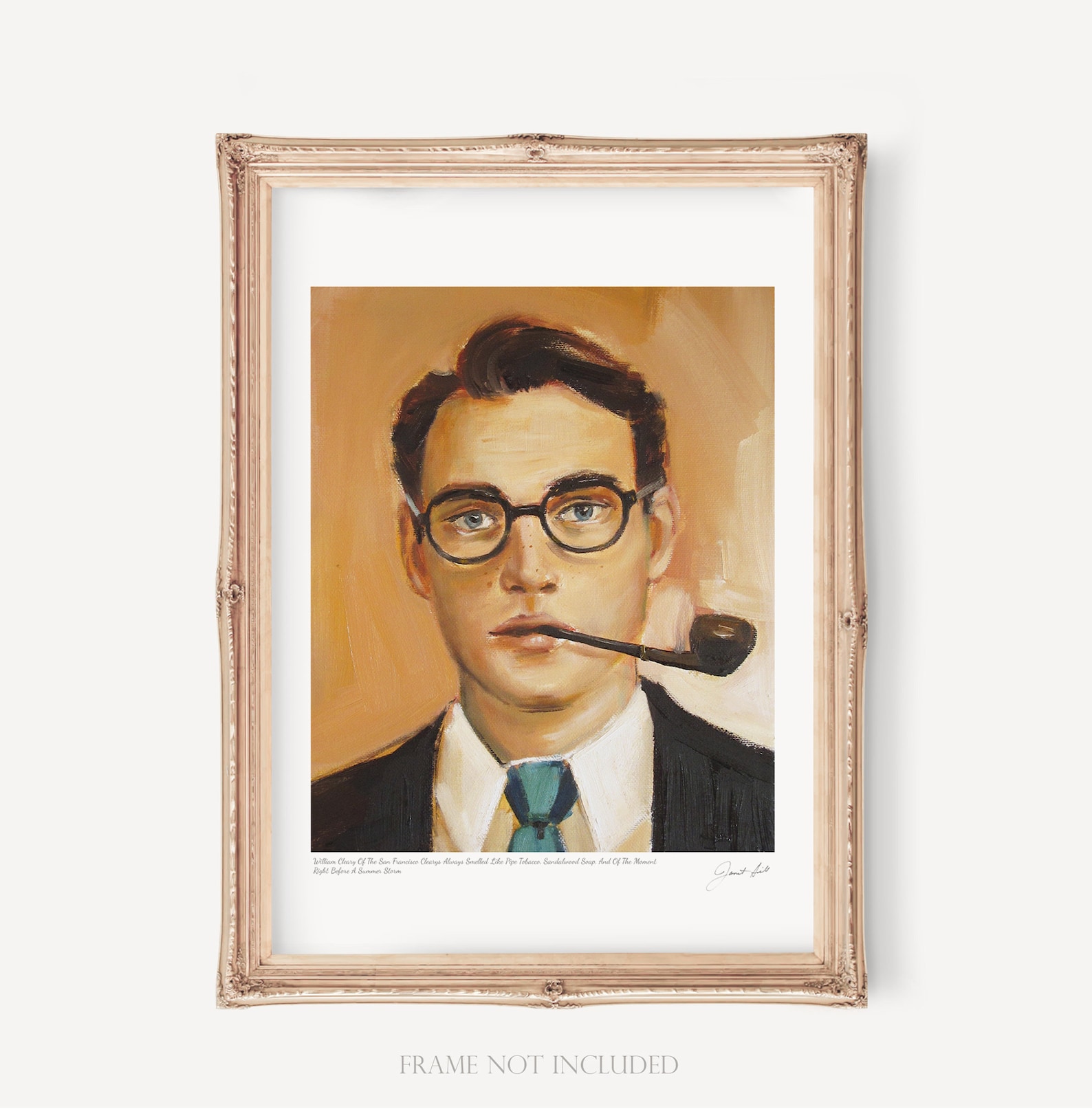 William Cleary of the San Francisco Clearys....art Print. Janet Hill ...