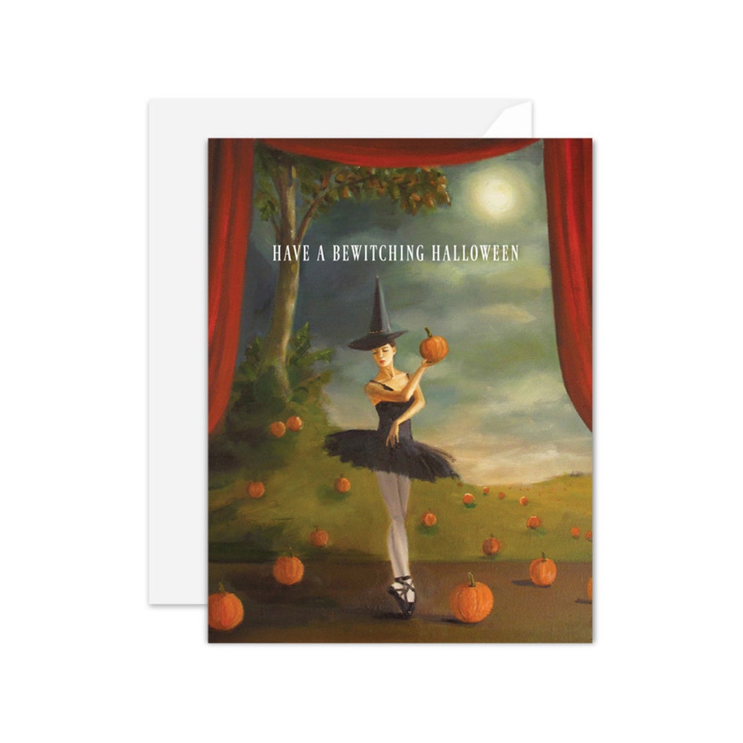 Dance of the Pumpkin Patch. Halloween Card. SKU JH1111 - Etsy