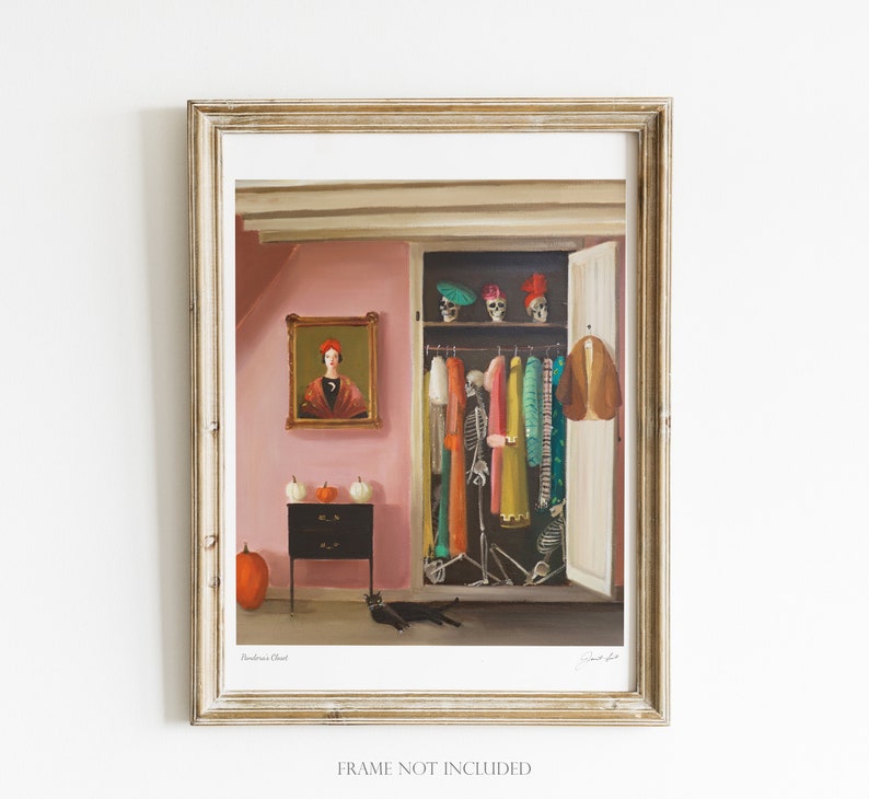 Pandora's Closet. Art Print. Janet Hill Studio. - Etsy