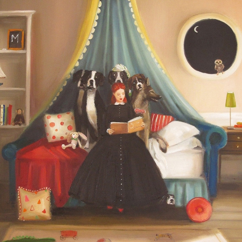Miss Moon Was A Dog Governess. Lesson Six: Don't Be Afraid of the Dark ...