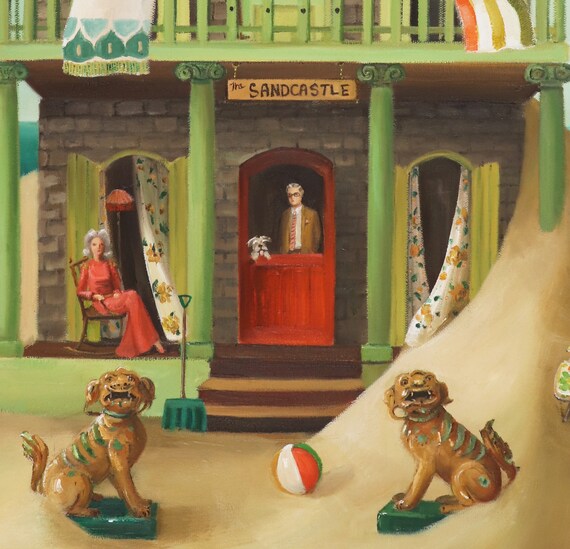 Prints Art & Collectibles Giclée The Sandcastle Art Print etna.com.pe