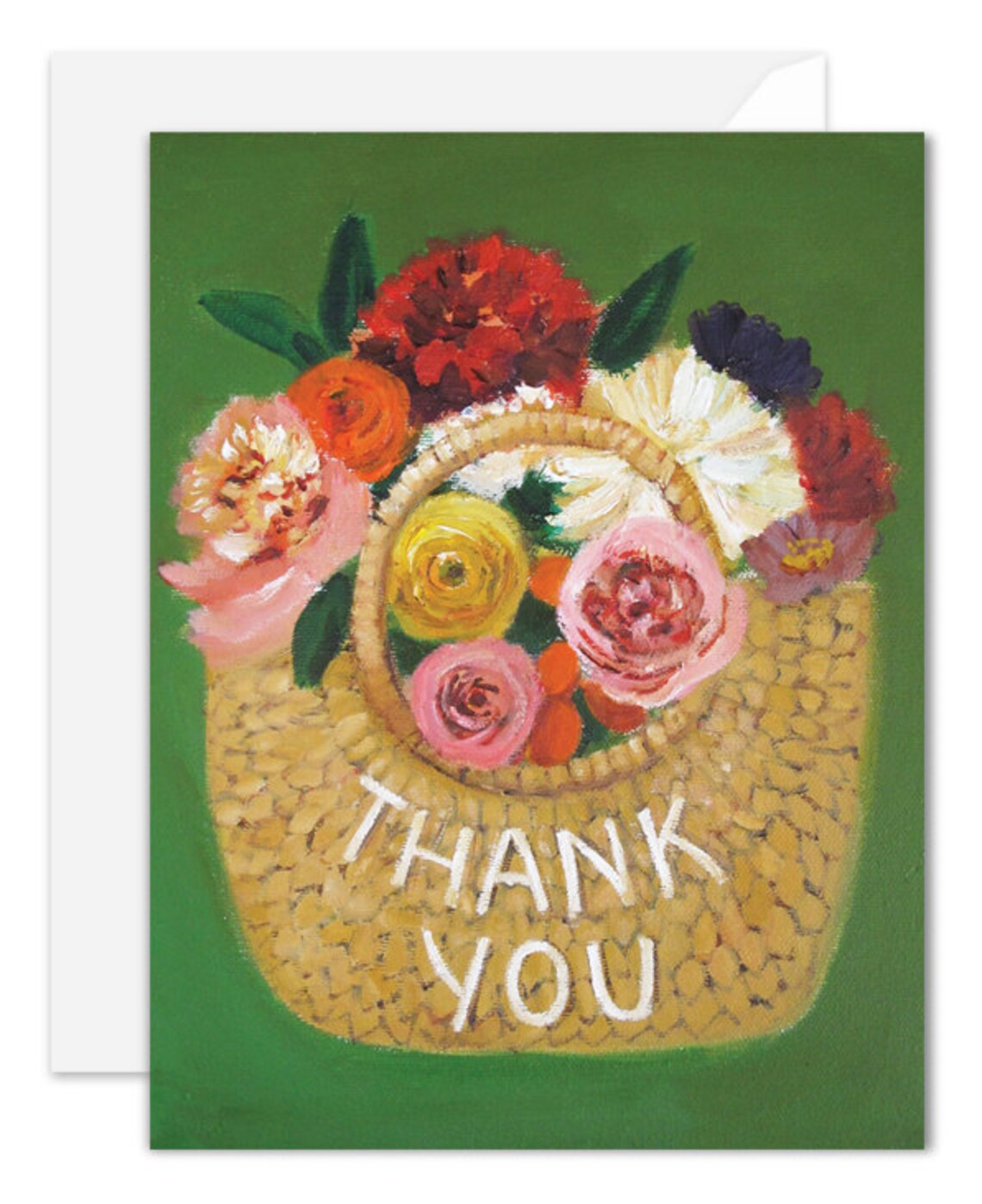 Thank You Basket. Card. SKU JH1116 - Etsy