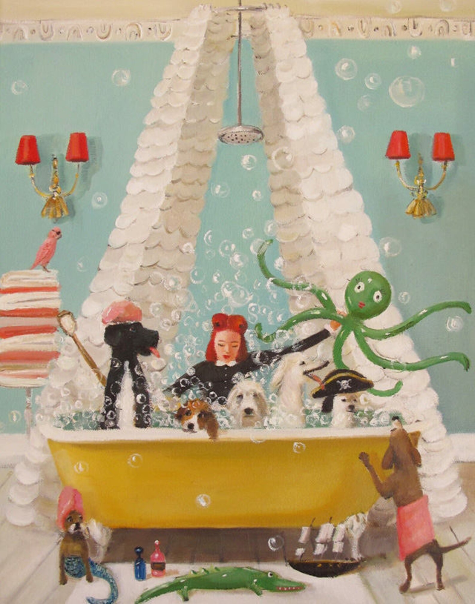 Miss Moon Was A Dog Governess. Lesson Thirteen: With A Splash - Etsy
