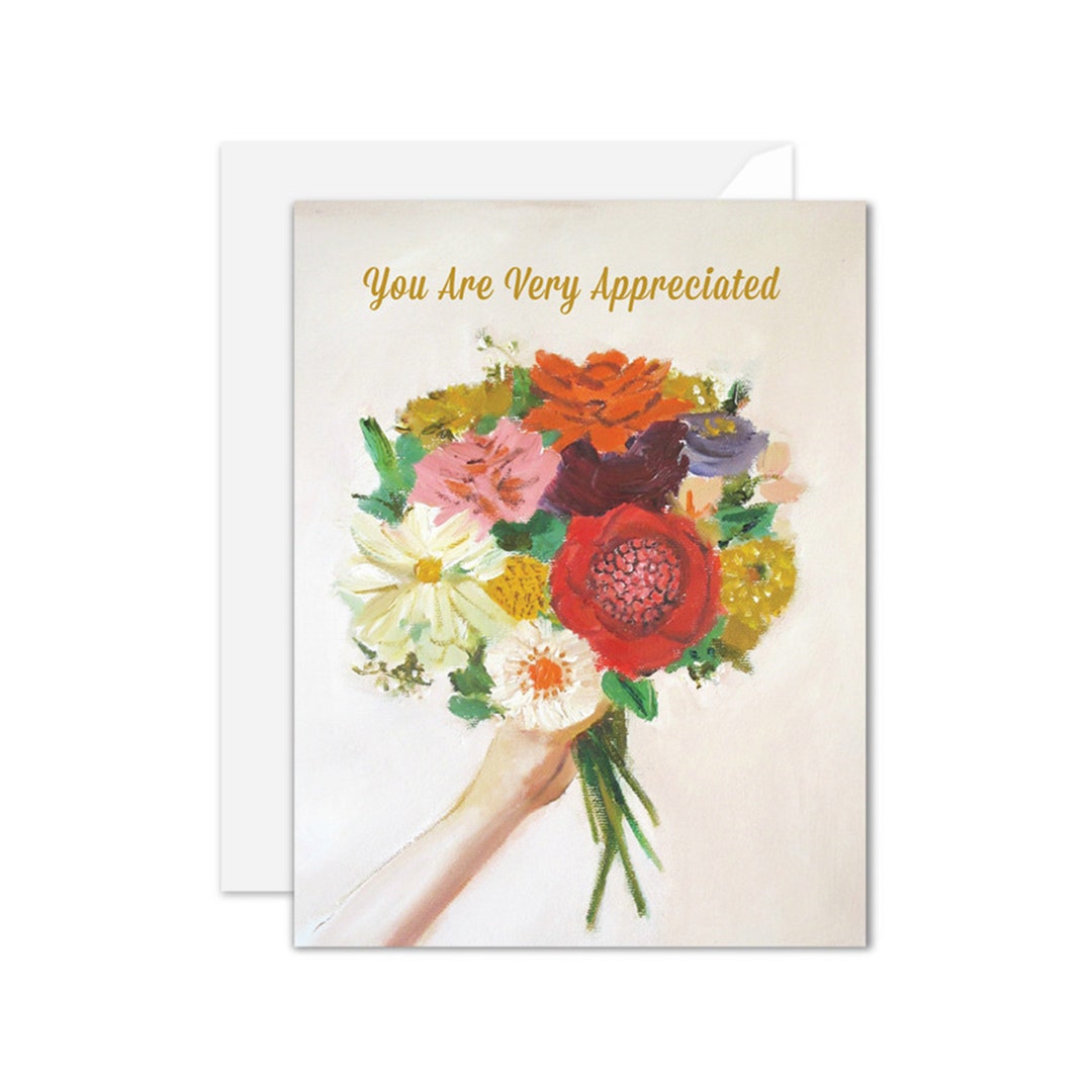 You Are Very Appreciated Card. SKU JH1126 - Etsy
