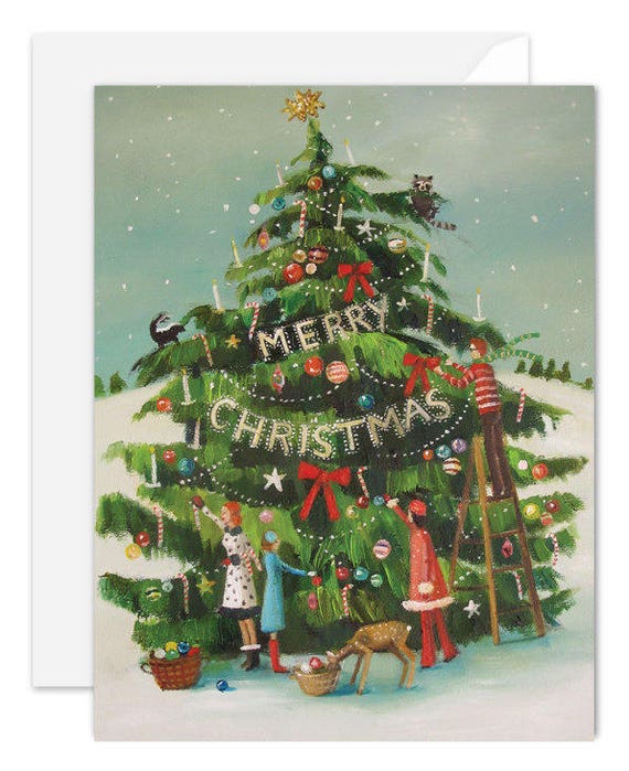 Tarjetas Navideñas De Menta Tarjeta De Felicitación De Navidad Y