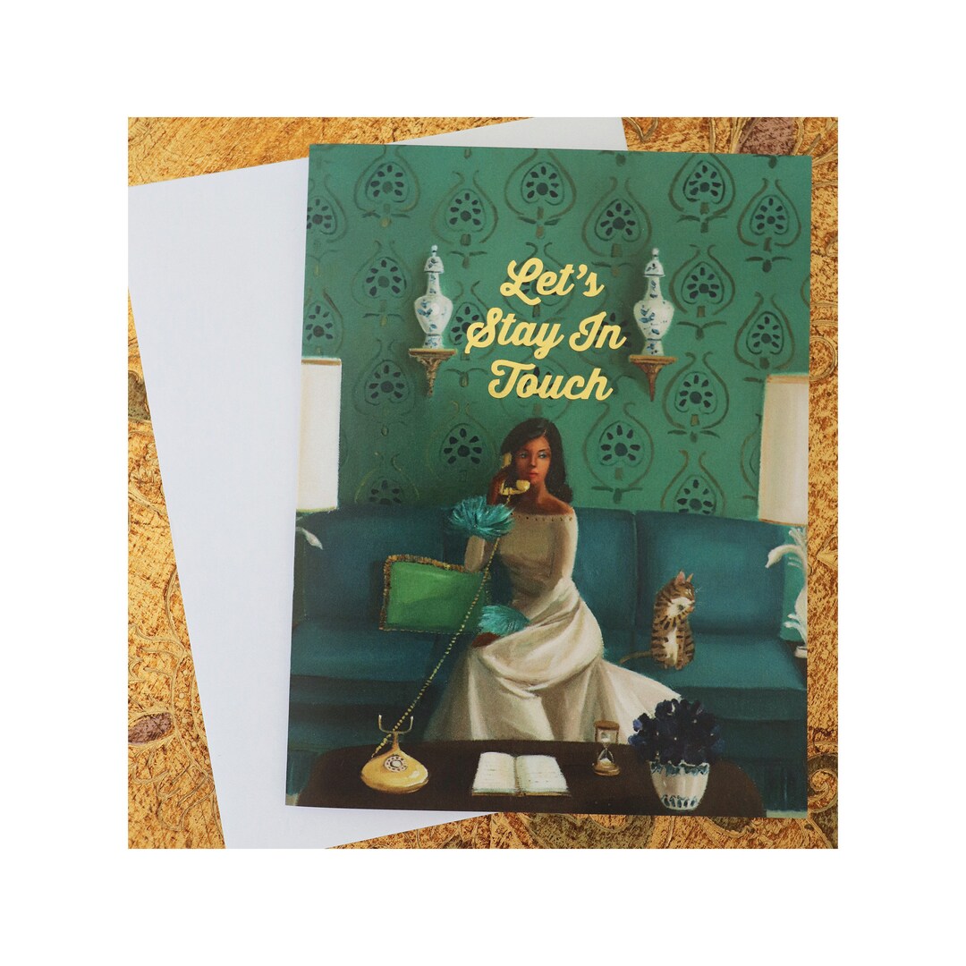 Let's Stay in Touch Card. SKU JH1188 - Etsy
