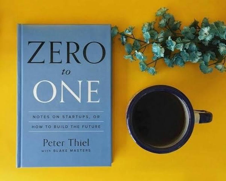 Zero to One: Notes on Startups, or How to Build the Future( E_book ) - Etsy