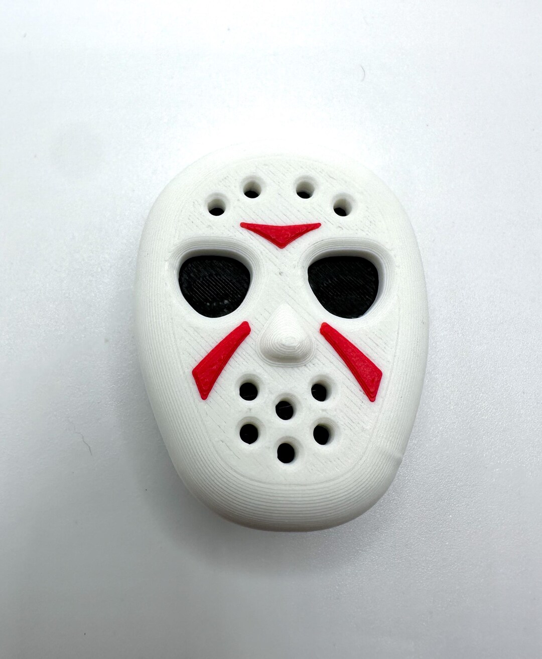 Horror-inspired Hockey Mask Magnetic Fidget Slider: Dual-sided Haptic ...