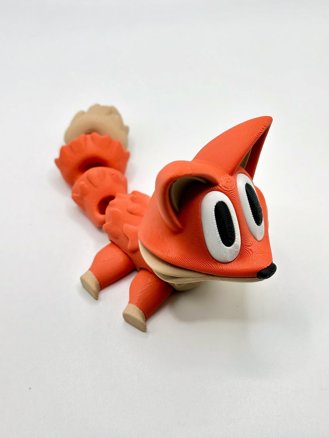 Blob Fox With Flexible Body and Turning Head - Charming Adorable 3D ...