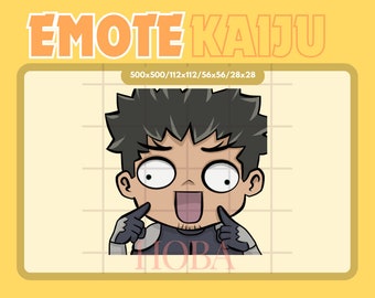 KEEKEE KAFKA Kaiju No.8 Emote for ( Twitch, Discord , Youtube ...