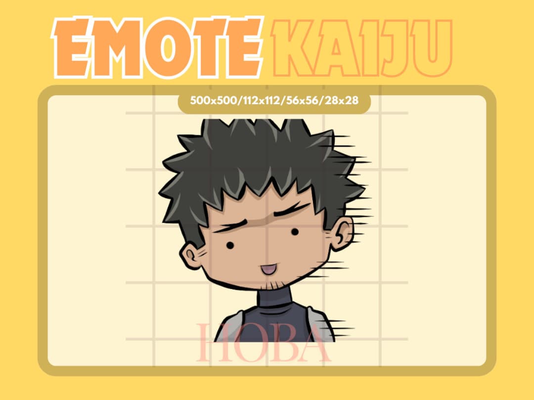 BLANK KAFKA Kaiju No.8 Emote for ( Twitch, Discord , Youtube ...