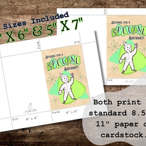 Fallout Birthday Card Printable Digital Download SPECIAL Birthday Card ...