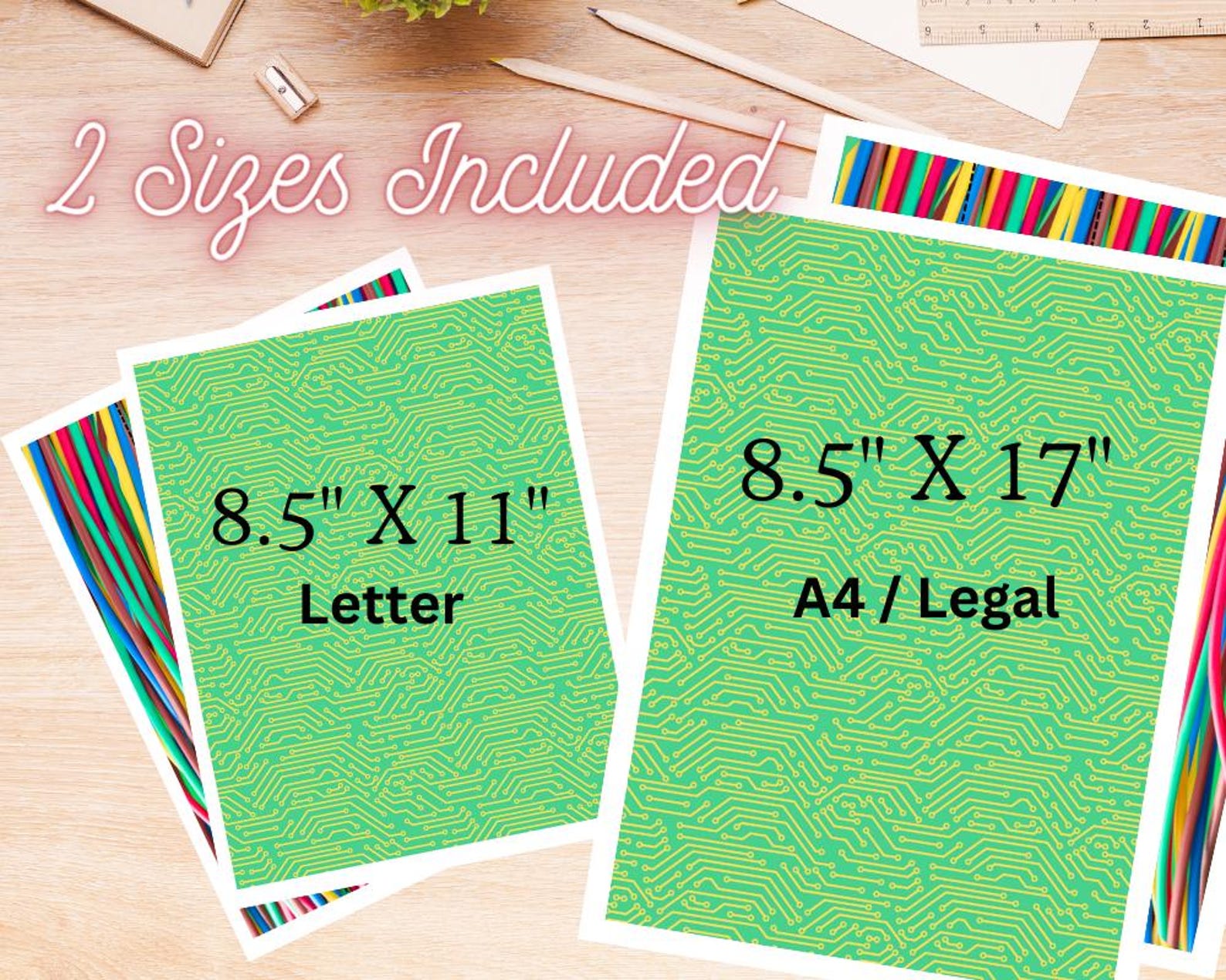 Circuit Board Printable Wrapping Paper Computer Geek Printable PDF ...