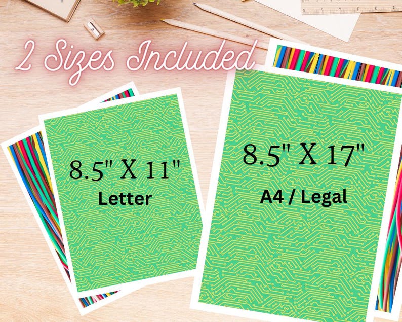 Circuit Board Printable Wrapping Paper Computer Geek Printable PDF ...