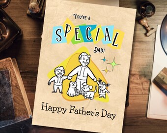 Vault-tec Fathers Day Card Printable Digital Download Fallout Father's ...