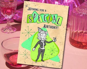 Fallout Birthday Card Printable Digital Download SPECIAL Birthday Card ...