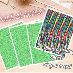 Circuit Board Printable Wrapping Paper Computer Geek Printable PDF ...