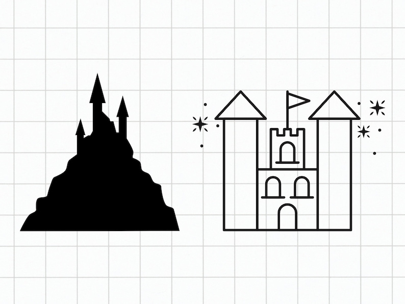 Castle Svg, Castle Svg Bundle , Castle Clip Art, Svg File for Circuit ...