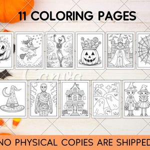 Halloween Coloring Pages | Printable Halloween Coloring Pages | Spooky ...