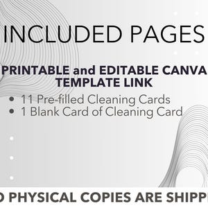 12 Cleaning Cards - Room by Room | Cleaning Cards Printable | ADHD ...