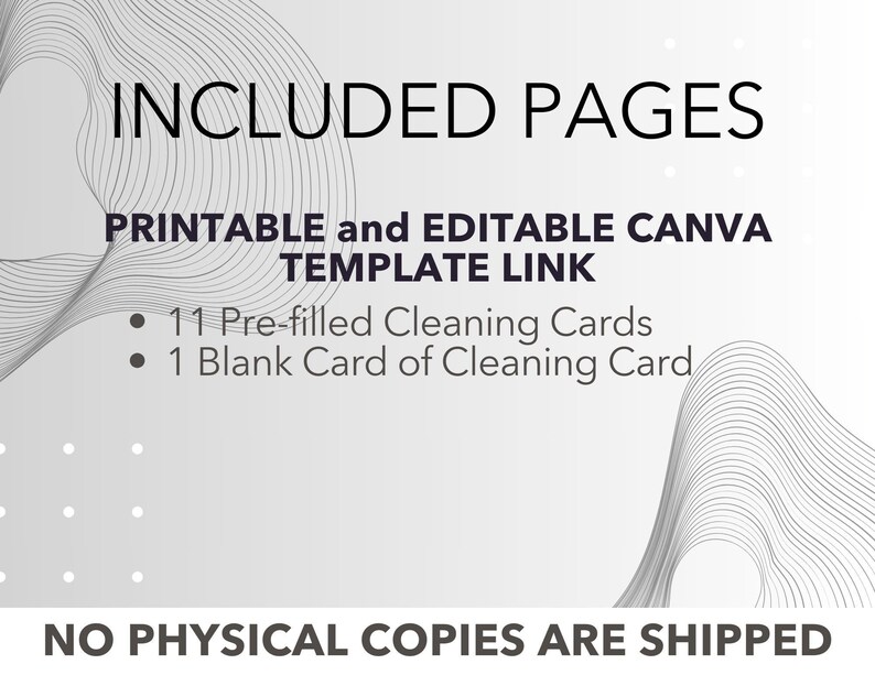 12 Cleaning Cards - Room by Room | Cleaning Cards Printable | ADHD ...