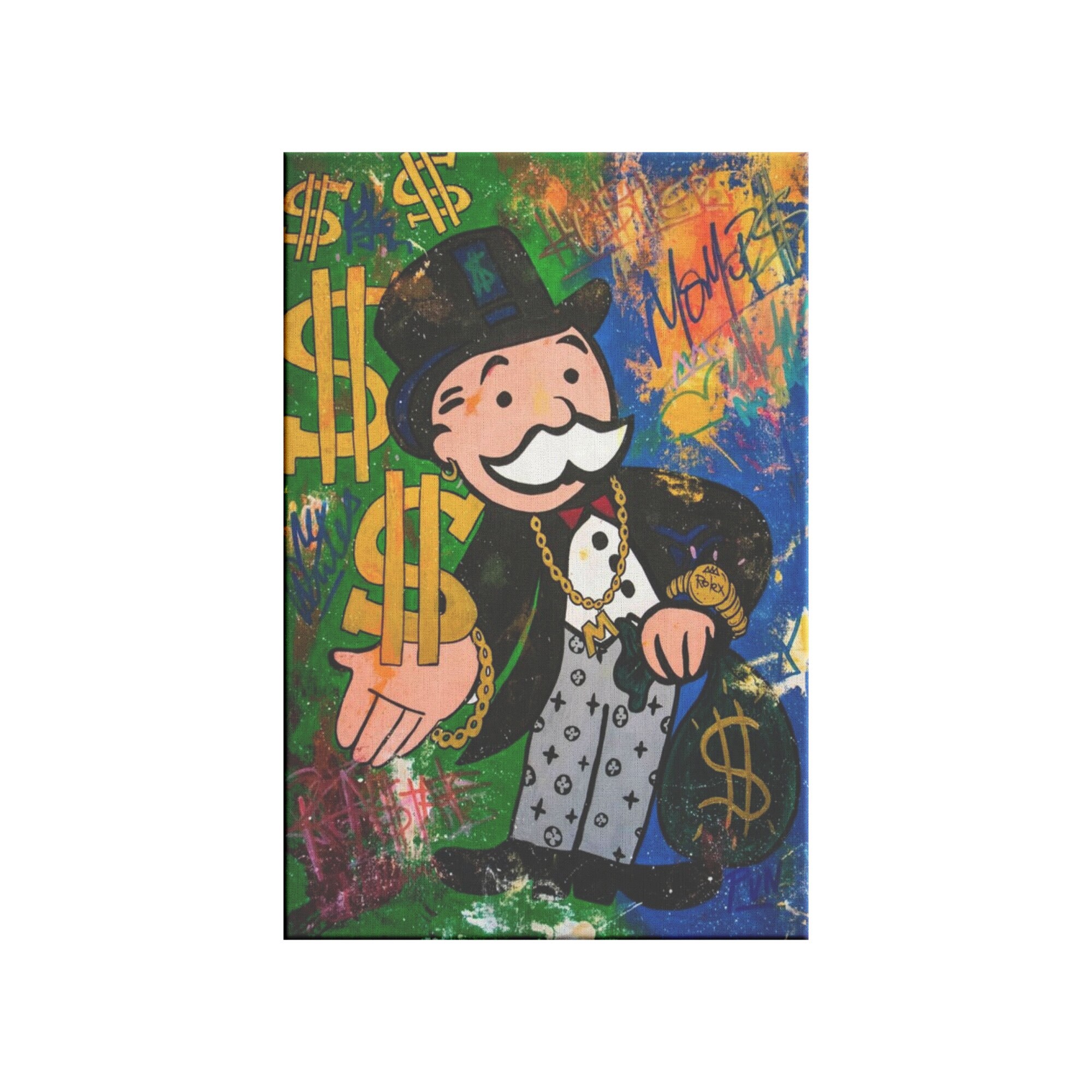 Alec Monopoly Street Art Banksy Graffiti Monopoly Wall Art Monopoly ...