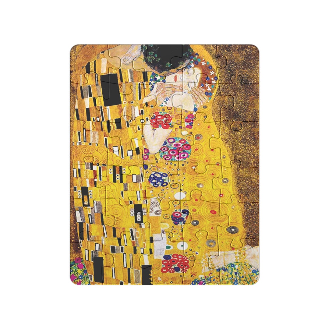 The Kiss Gustav Klimt Puzzle 30 Pieces to 500 Pieces - Etsy