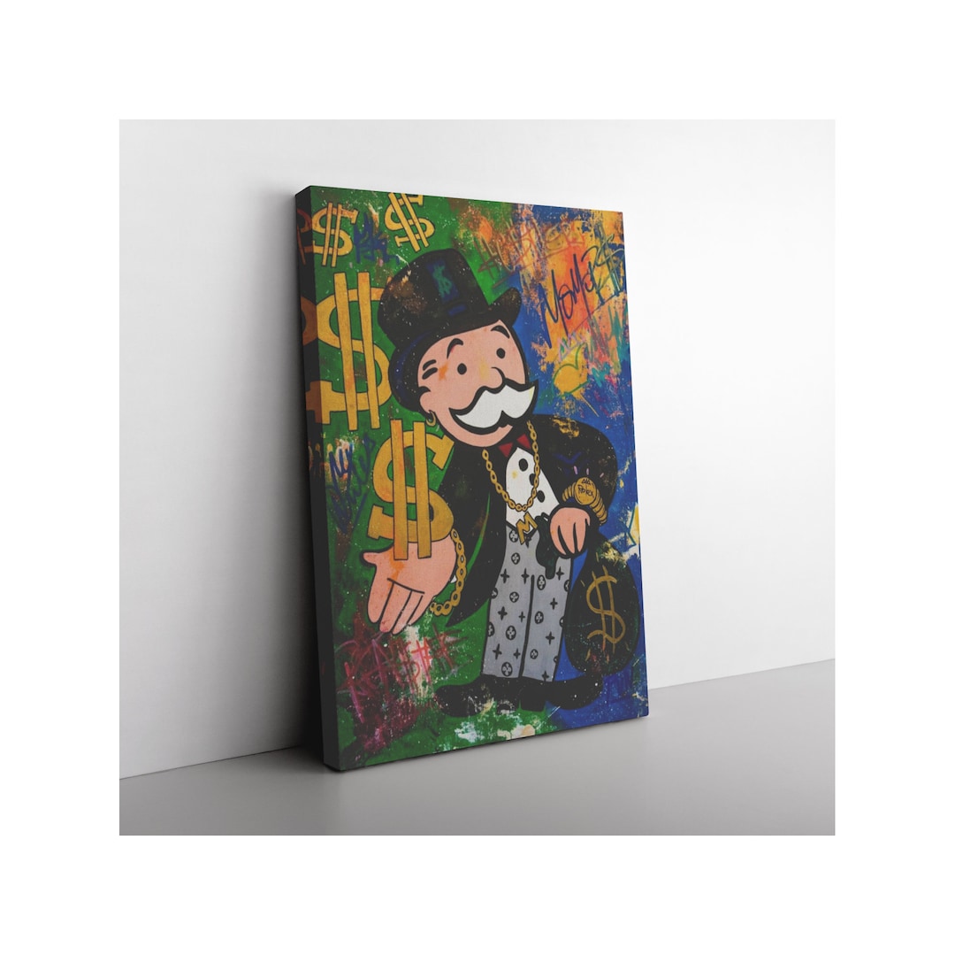Alec Monopoly Street Art Banksy Graffiti Monopoly Wall Art Monopoly ...