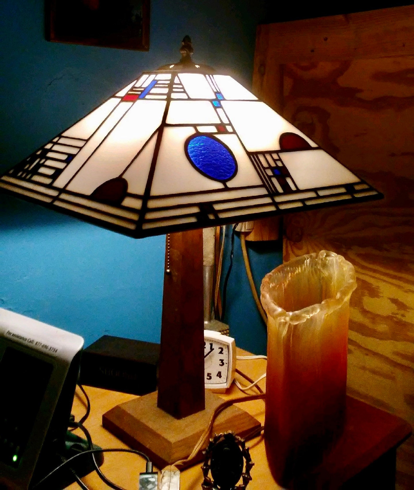 Prairie-style table lamp - Etsy 日本