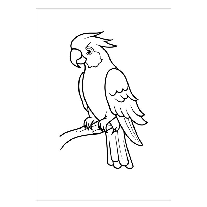 30 Coloring Pages for Kids, Preschoolers, Simple Coloring Pages ...