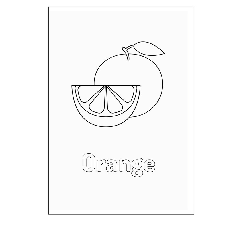 25 Coloring Pages for Kids, Preschoolers, Simple Coloring Pages ...