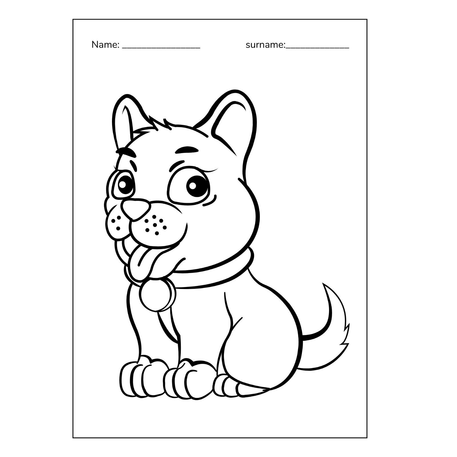 70 Coloring Pages for Kids, Preschoolers, Simple Coloring Pages ...