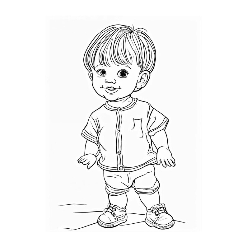 70 Coloring Pages for Kids, Preschoolers, Simple Coloring Pages ...