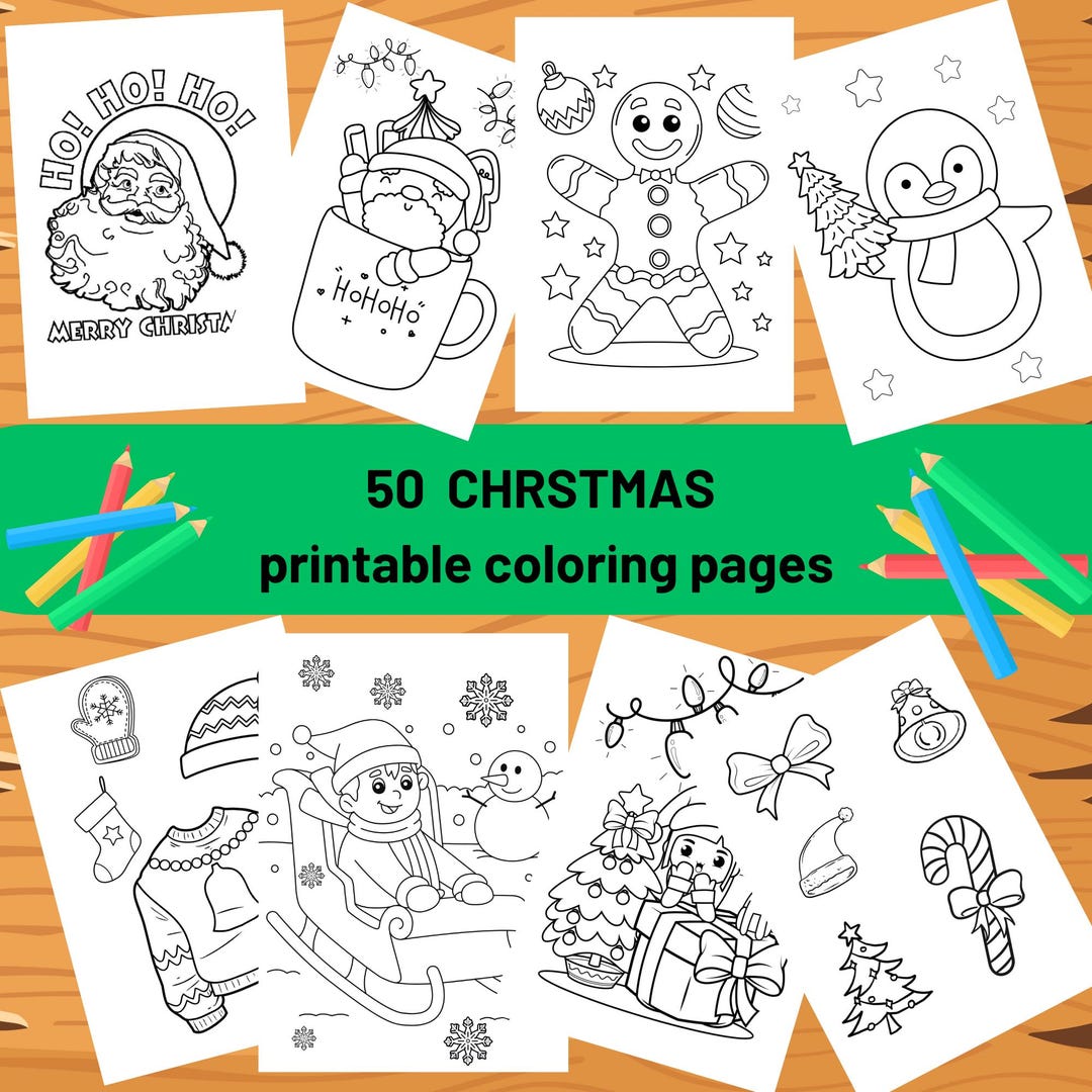 Christmas Coloring Pages for Kids Toddlers Preschoolers Toddlers ...