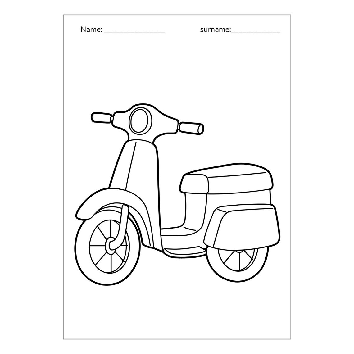 70 Coloring Pages for Kids, Preschoolers, Simple Coloring Pages ...