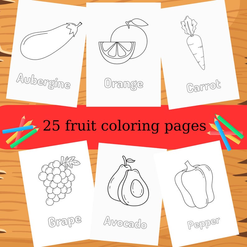 25 Coloring Pages for Kids, Preschoolers, Simple Coloring Pages ...