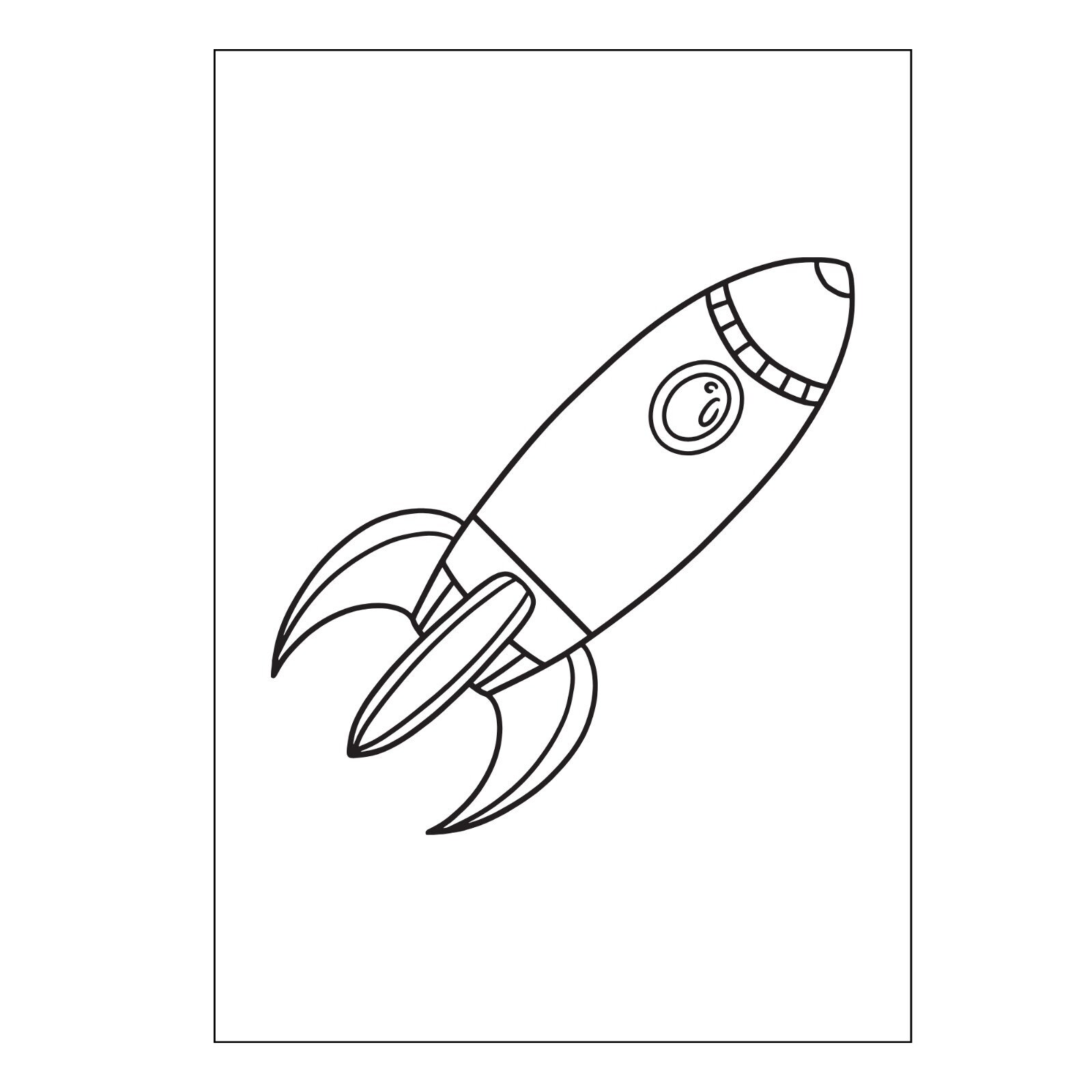 200 Coloring Pages for Kids, Preschoolers, Simple Coloring Pages ...