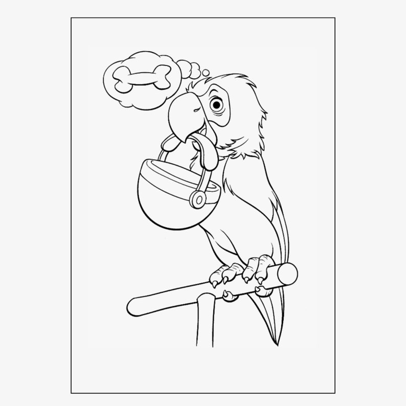 30 Coloring Pages for Kids, Preschoolers, Simple Coloring Pages ...